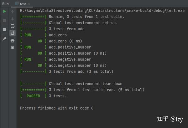 【转载】windows Clion 如何配置使用gTest - 知乎
