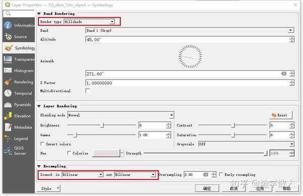QGIS（2）——dem处理（获取、拼接、裁剪等） - 知乎
