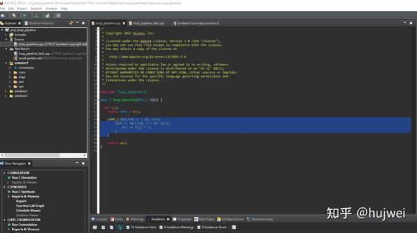 Xilinx Vitis HLS入门教程学习之循环流水线化 - 知乎