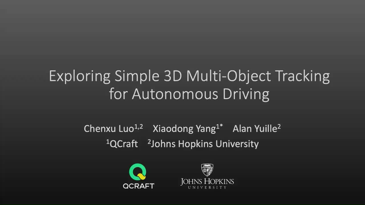 ICCV 2021丨轻舟智航提出SimTrack: 3D多目标一体化检测与跟踪，简单又精确 - 知乎