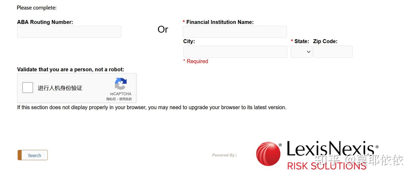 怎么查美国银行的ABA码？ - 知乎