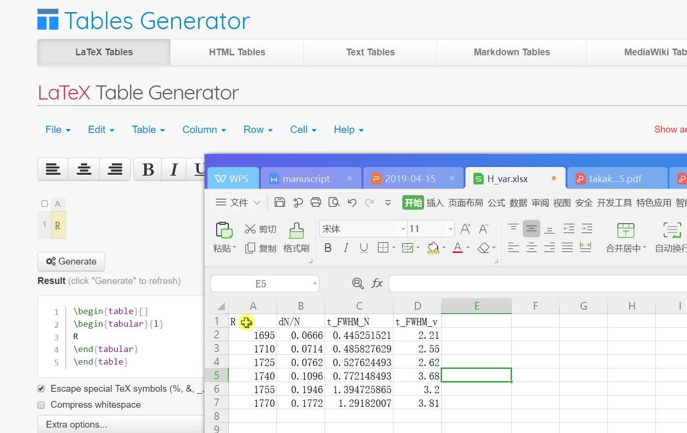 光速搞定 LaTeX 表格 - 知乎