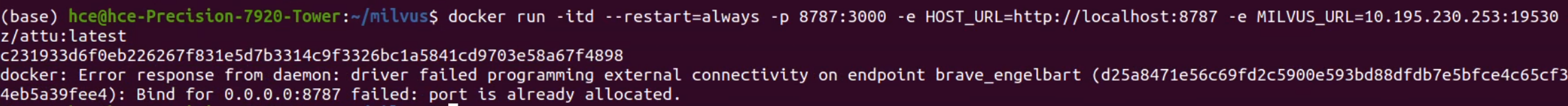 Ubuntu 20.04 部署向量数据库 Milvus + Attu - 知乎
