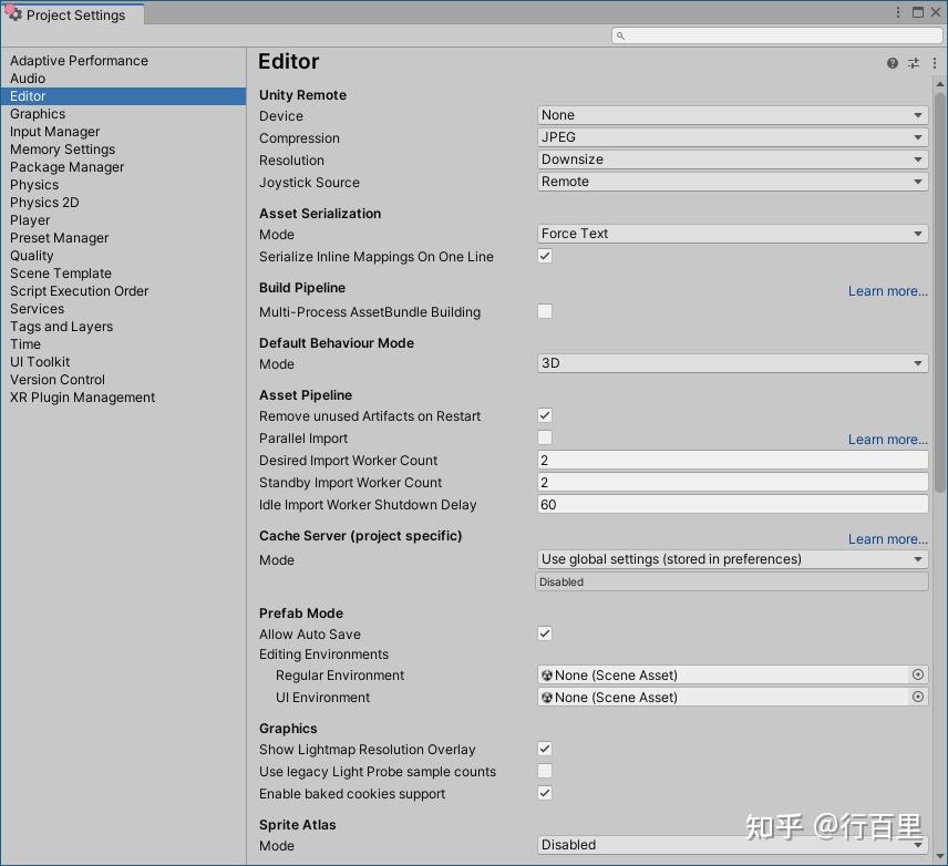 Unity中文版-Create Gameplay Editor Features - Project Settings-Editor(自翻译) - 知乎