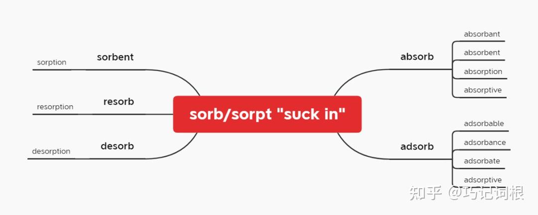 词根系列 | sorb/sorpt "to suck" - 知乎