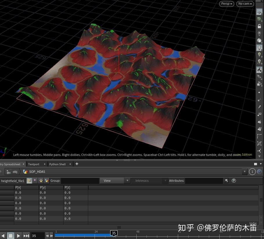 从零开始的Houdini PDG教程（二） 地形工具 - 知乎