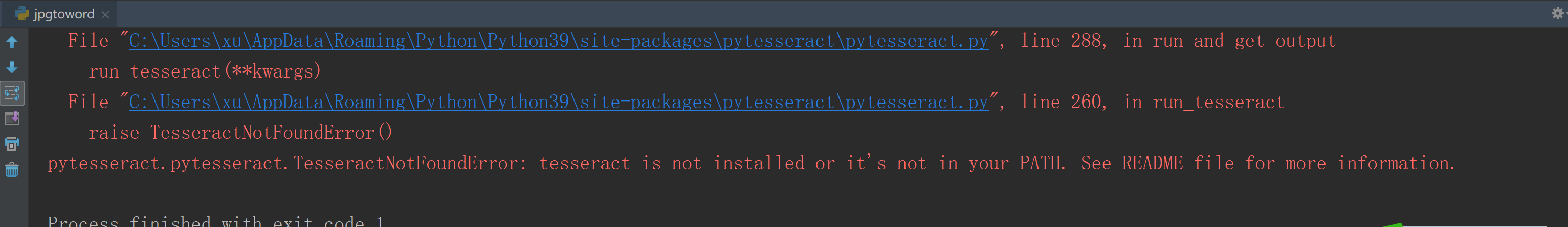 Pytesseract打开图片是遇到错误解决方法 知乎
