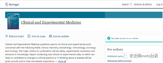 影响因子5分+、审稿速度快的2区SCI，meta分析可投 - 知乎