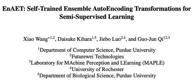 华为美研所推出EnAET：首次用自监督学习方法加强半监督学习 - 知乎