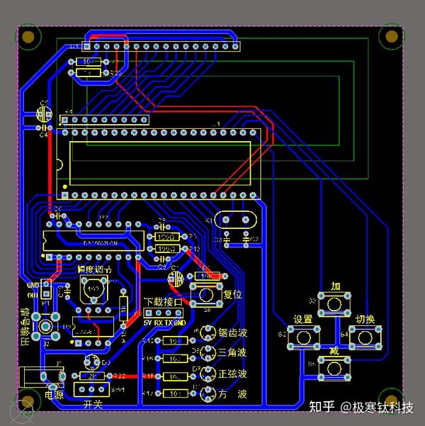 基于51单片机的单电源DDS函数信号发生器proteus仿真原理图PCB - 知乎