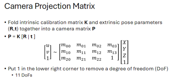计算机视觉笔记：CV 8-1 相机投影矩阵与校准 Camera Projection Matrix & Calibration - 知乎