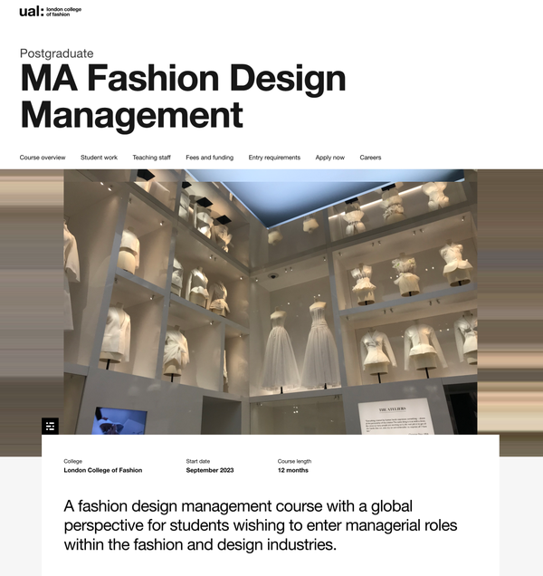 伦艺LCF时尚设计管理硕士专业大解析｜MA Fashion Design Management - 知乎