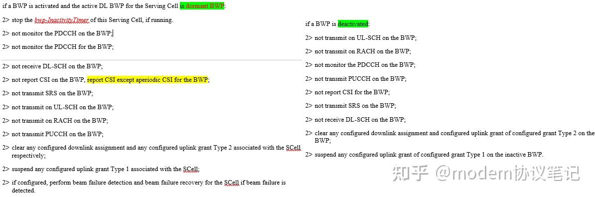 R16 NR Dormant BWP - 知乎