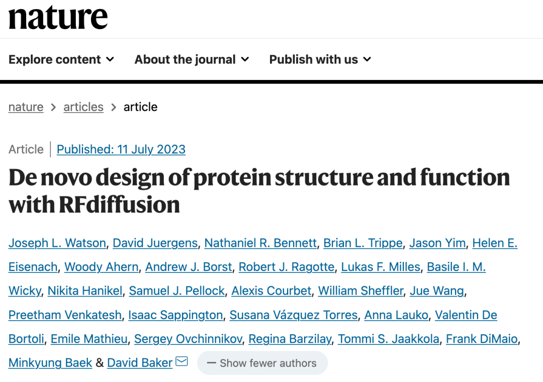 David Baker团队发布RFdiffusion新版本，可以设计更加逼真的蛋白质 - 知乎