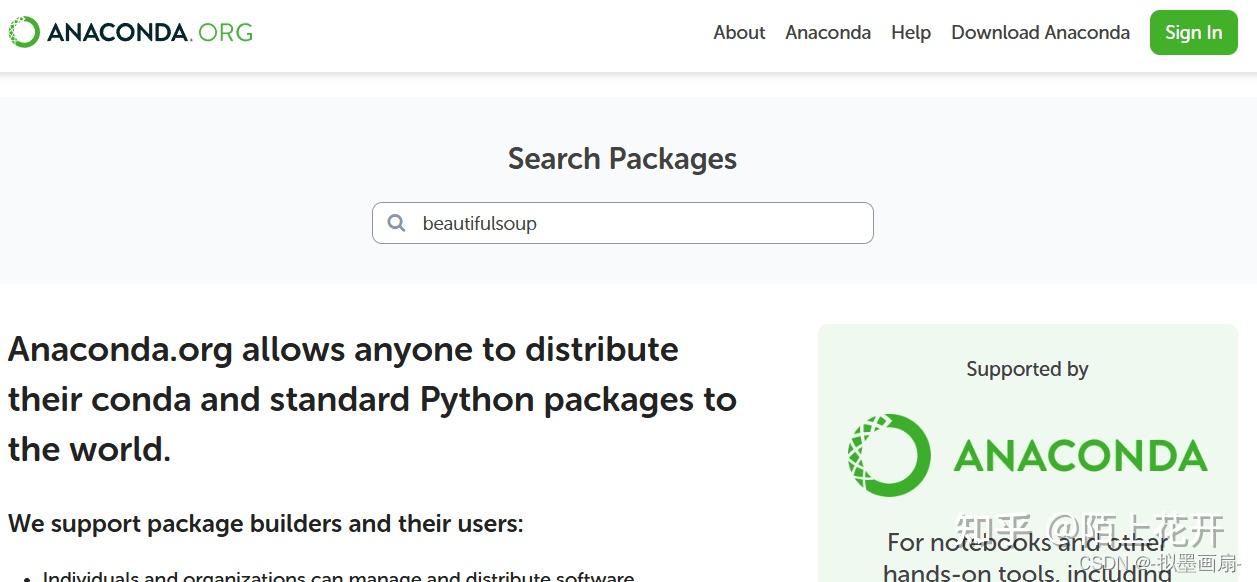 Python Conda安装包报错:PackagesNotFoundError两种解决方法 - 知乎