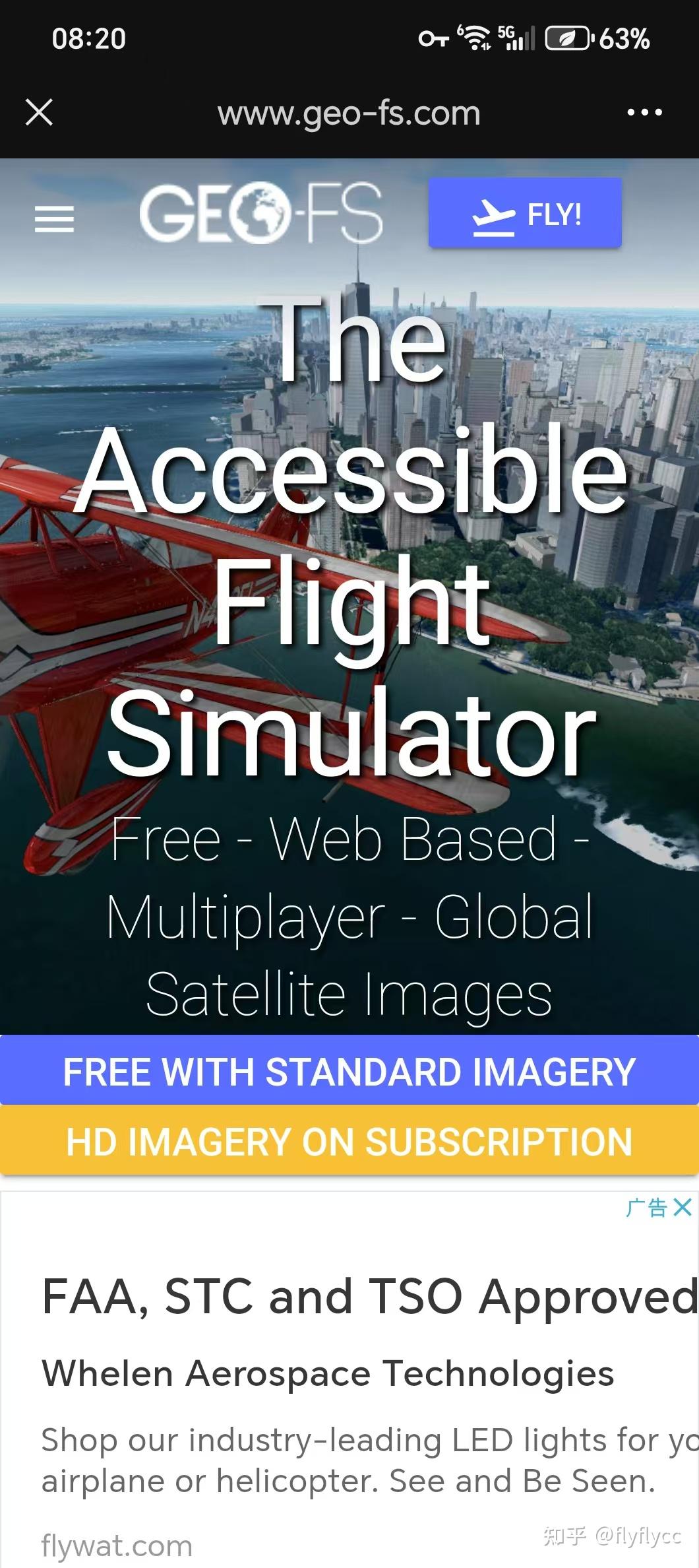 飞行模拟器GeoFS www.geo-fs.com - 知乎