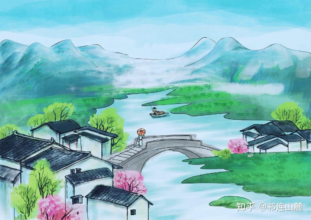 《江南春》五言绝句（精简版） - 知乎