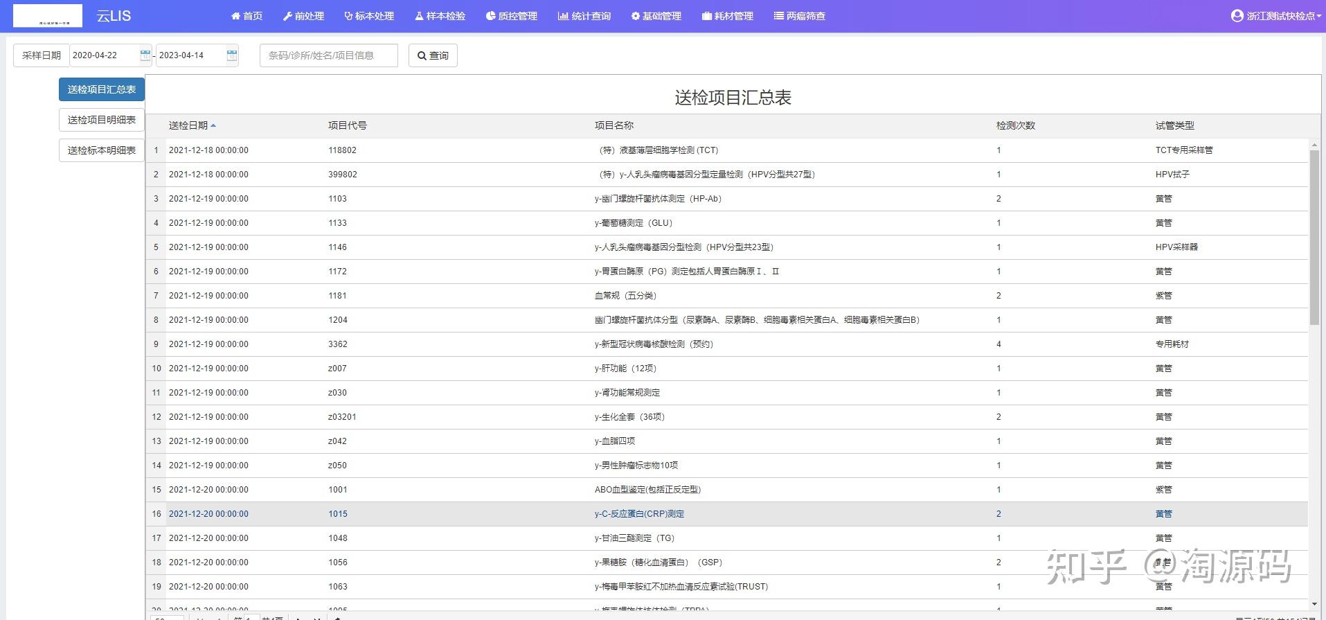 医院实验室一体化信息管理系统（LIS）ASP.NET CORE源码 - 知乎