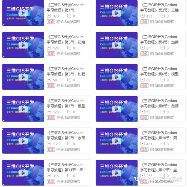 三维gis开发必学——全网最新cesium教程 知乎 