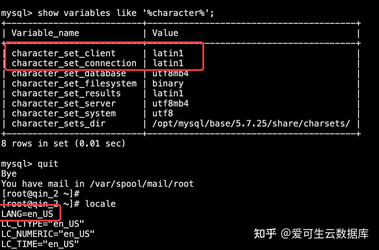技术分享 | 为什么我的 MySQL 客户端字符集为 latin1 - 知乎