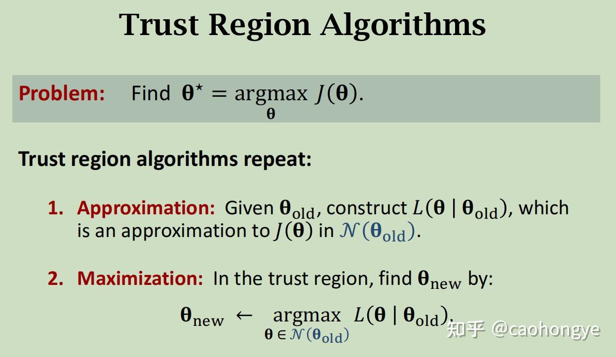 Trust Region Policy Optimization (TRPO) - 知乎