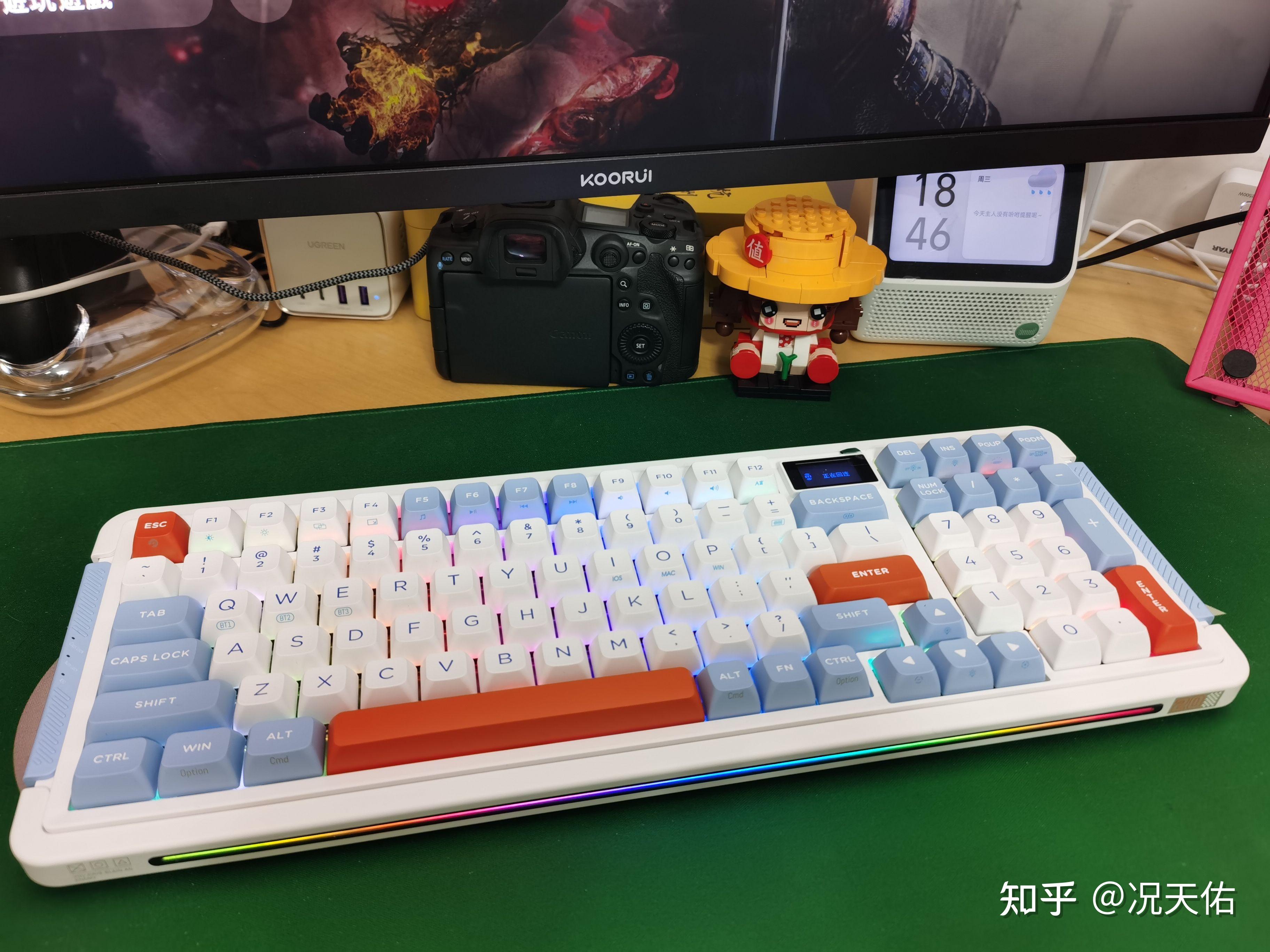 键盘竟然带屏幕？你是一把怎么样的键盘？御斧L98使用体验 - 知乎