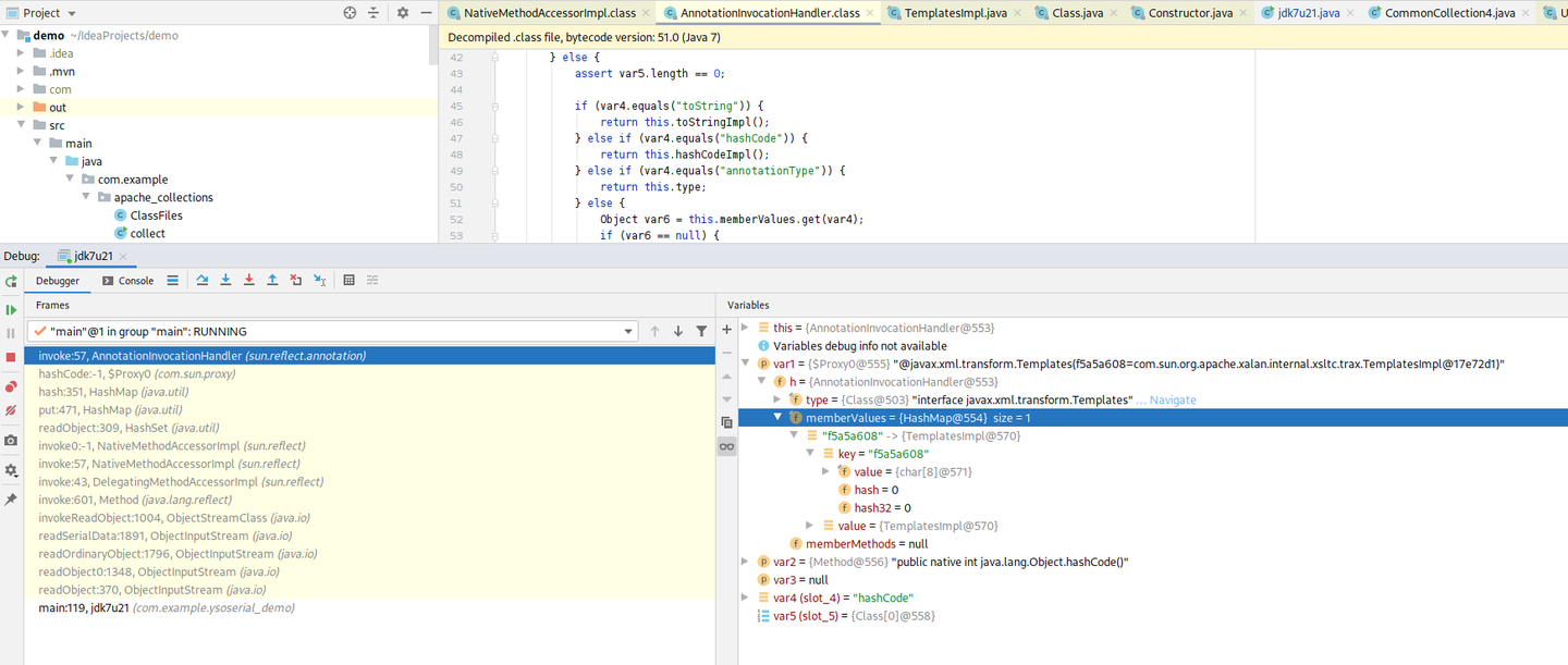 jdk7u21反序列化调试 - 知乎