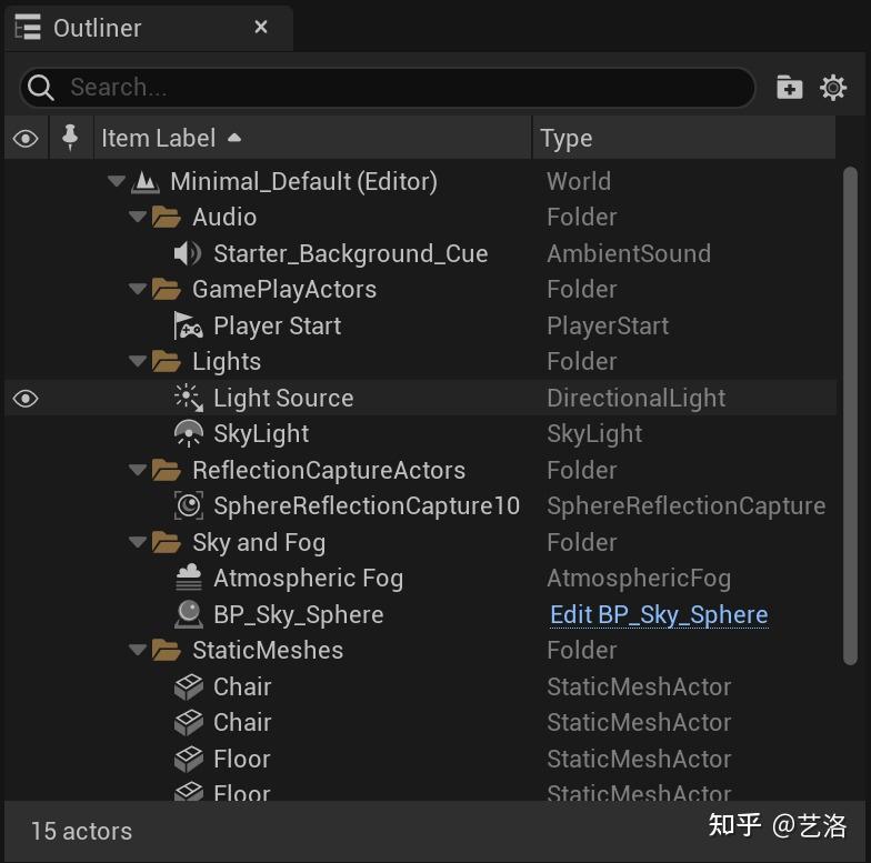 【技术策划】Unreal的Outliner设计 - 知乎