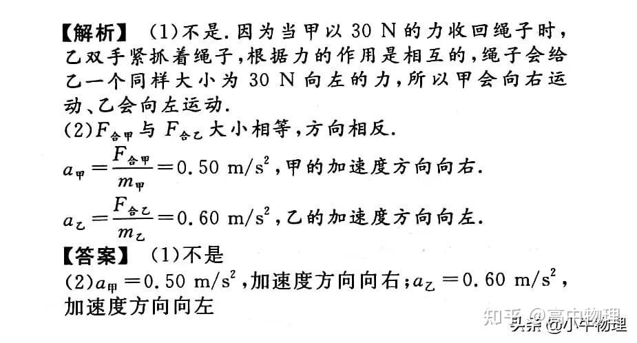 牛顿第三定律的应用 - 知乎
