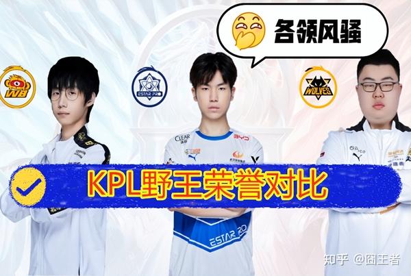 KPL四大野王荣誉对比：花海遥遥领先，暖阳和小胖不相上下！ - 知乎