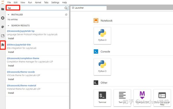 手把手教你配置JupyterLab 环境 - 知乎