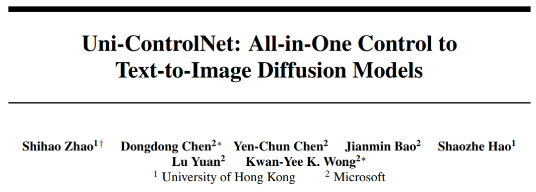 港大和微软提出Uni-ControlNet：可控制扩散模型再添一员！ - 知乎
