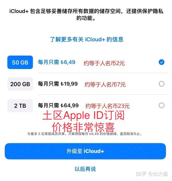 土区iCloud家庭薅羊毛攻略：如何花7块钱就能用上200G容量？ - 知乎