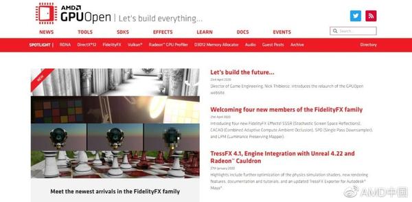 【GPUOpen】AMD开发者网站GPUOpen改版并重新上线 - 知乎
