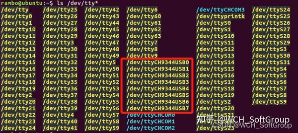 USB转8串芯片CH348 Linux系统使用教程 - WCH_SoftGroup - 博客园