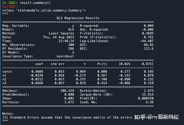 Python | 加权最小二乘估计 - 知乎
