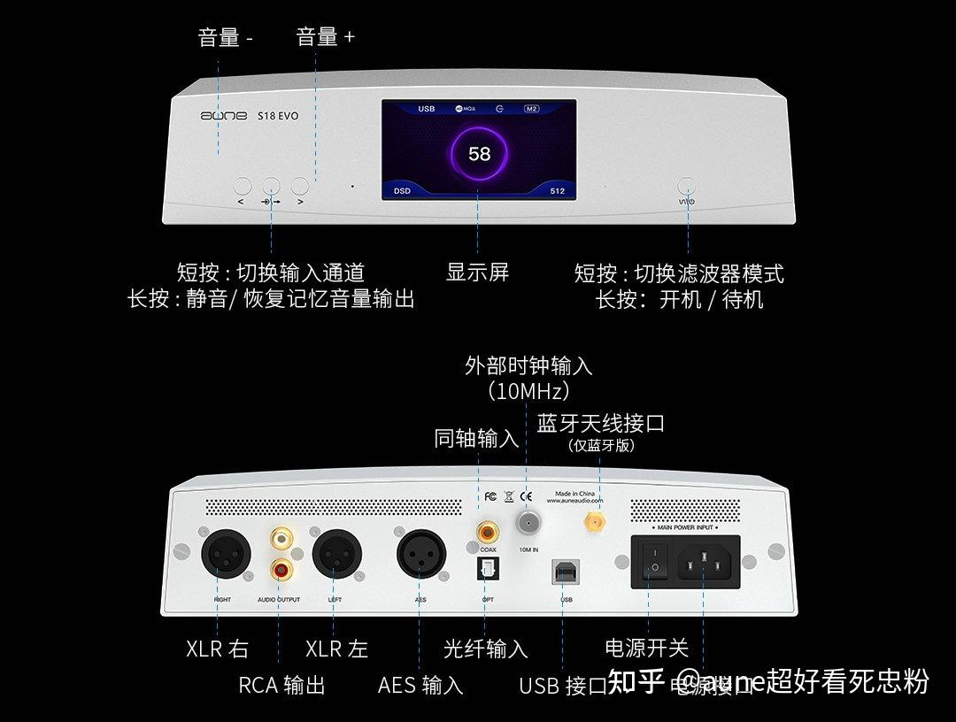 aune 奥莱尔 S18 敖烈 音频解码器简评 - 知乎
