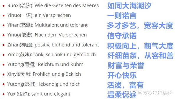 当德国人试图用德语解释，这些中文名字的含义... - 知乎