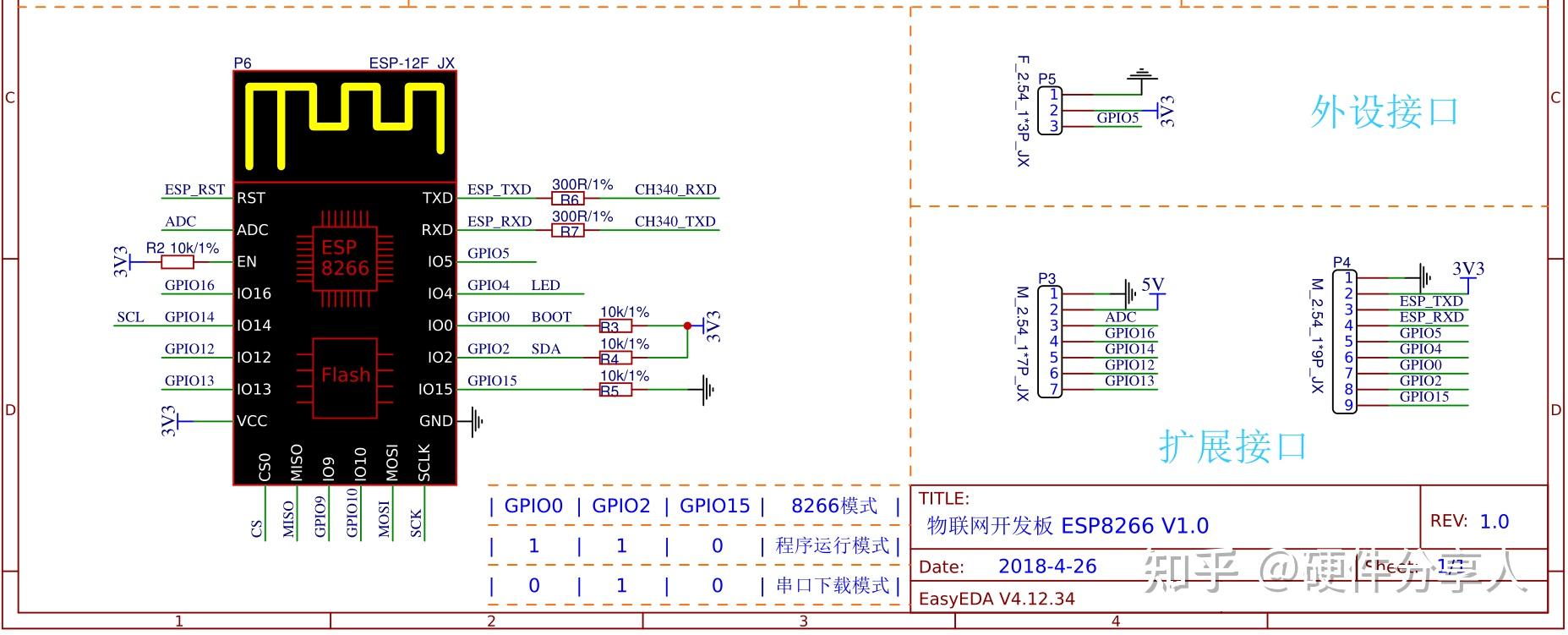 物联网开发板-ESP8266（原理图） - 知乎