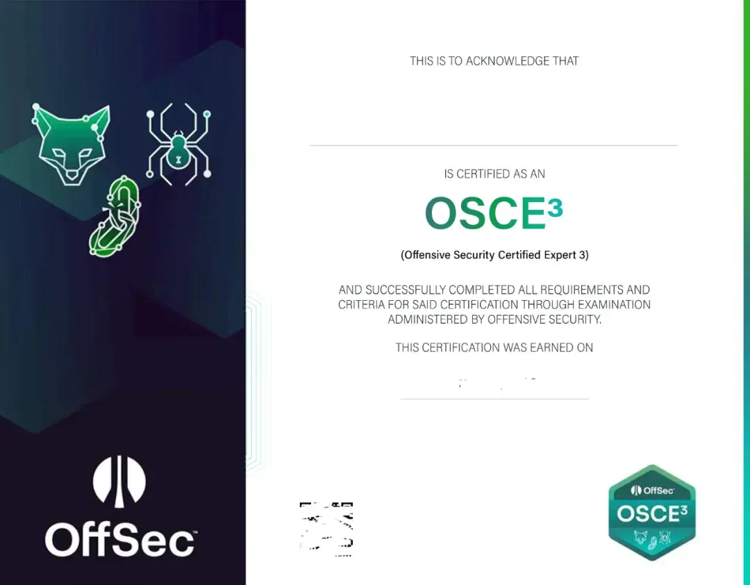 揭秘 | 原来OSEP、OSWE、OSED集成的是这样的一个OSCE³认证 - 知乎