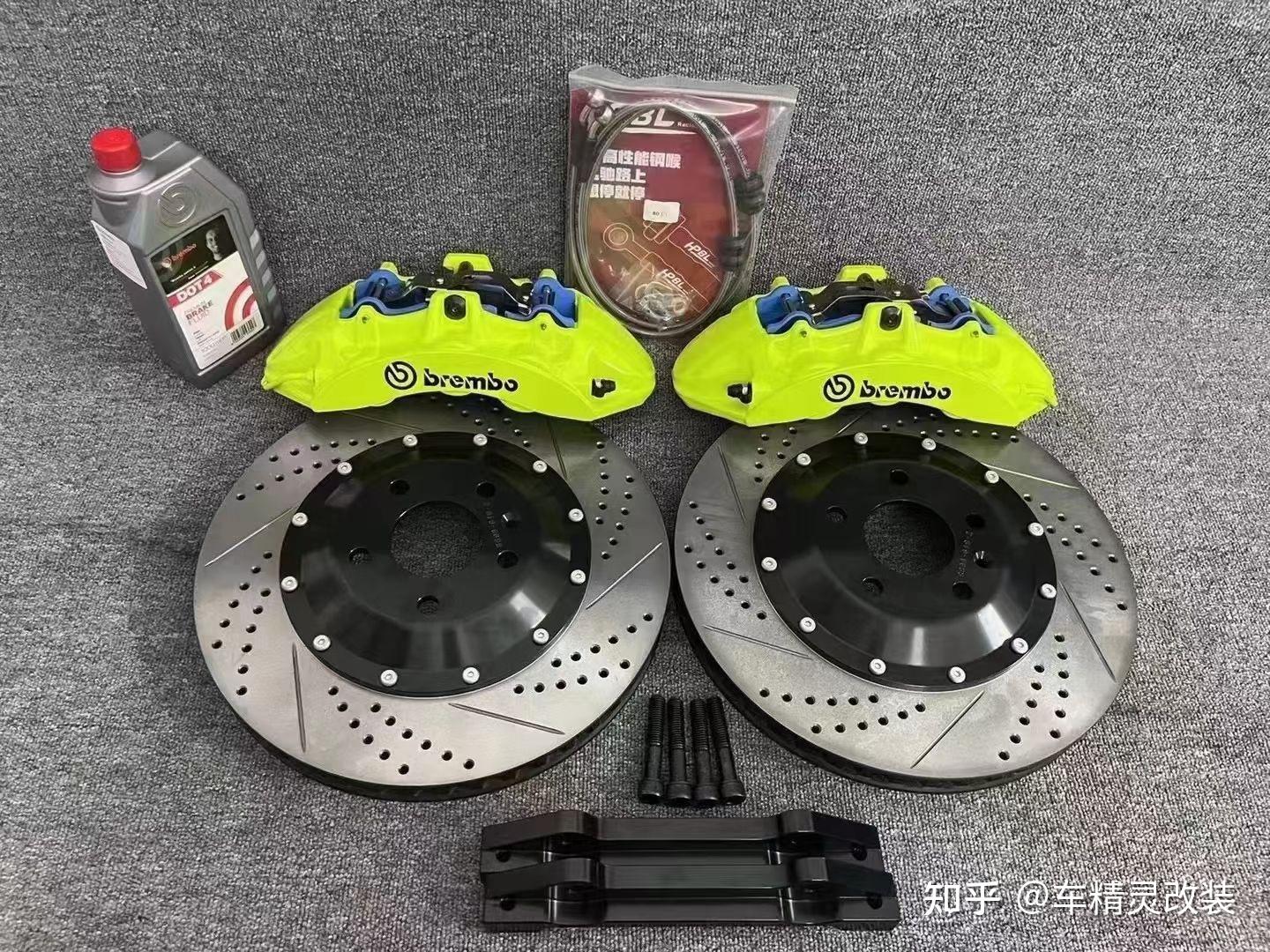 （奥迪A6L刹车改装）Brembo大六活塞卡钳、搭配355高碳盘 - 知乎