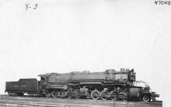 【科普】采用2-8-8-2轮式的“马莱”美国诺福克和西方铁路Y3型、Y3a型、Y4型蒸汽机车 - 知乎