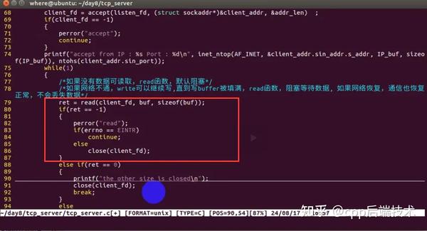 信号打断read()函数、accept()函数 - 知乎