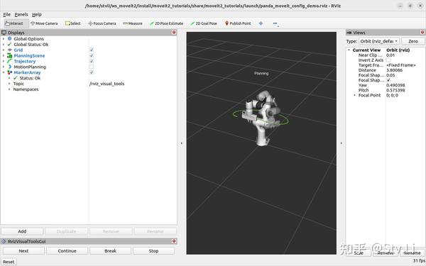 【学习笔记】ROS2纯小白 - MoveIt!（humble）安装、初识与C++实现运动规划 - 知乎