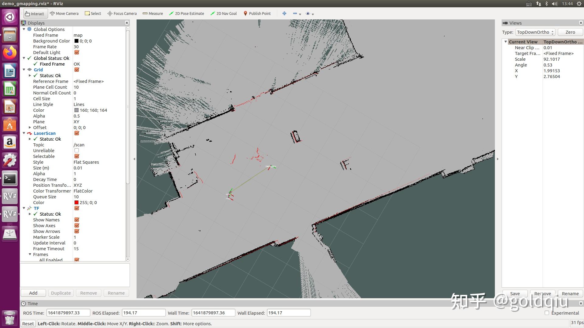 二.路径规划---二维路径规划实车实现---gmapping+amcl+map_server+move_base - 知乎