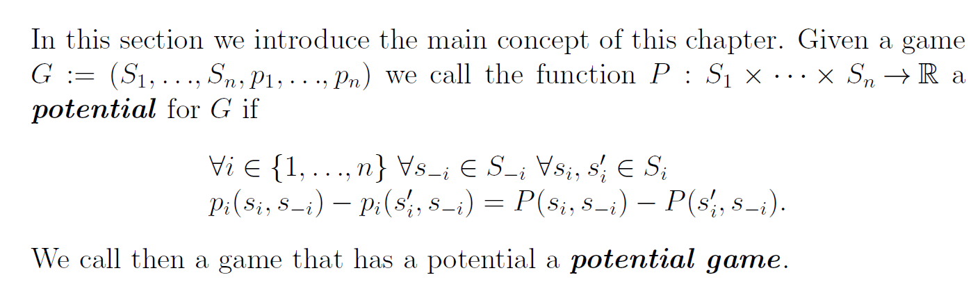 Potential Game（位势博弈） - 知乎