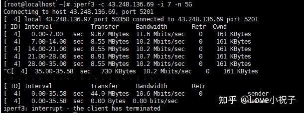 Iperf3测速教程 - 知乎