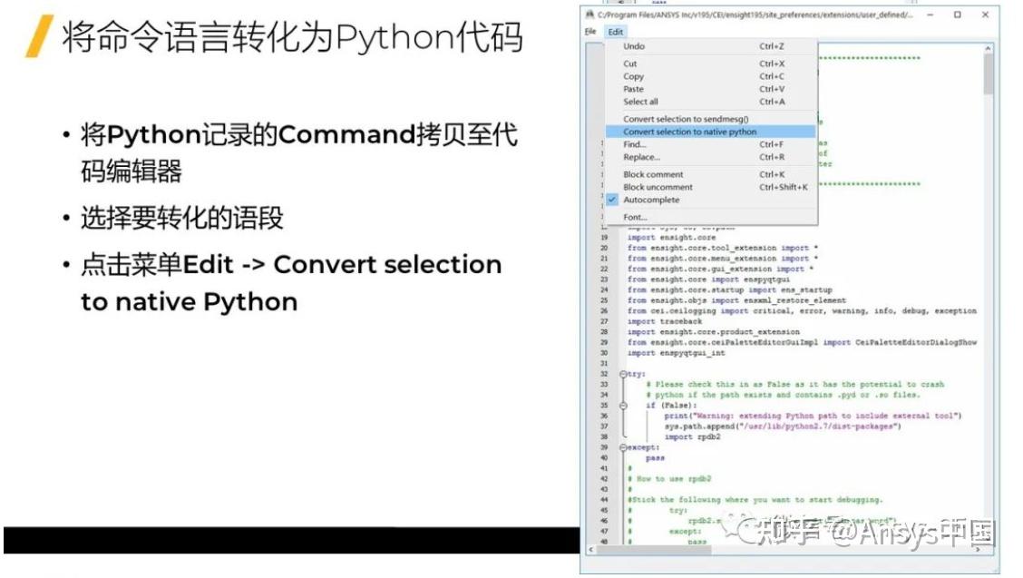 干货：重磅教学文章，Ansys Ensight Python Scripting - 知乎