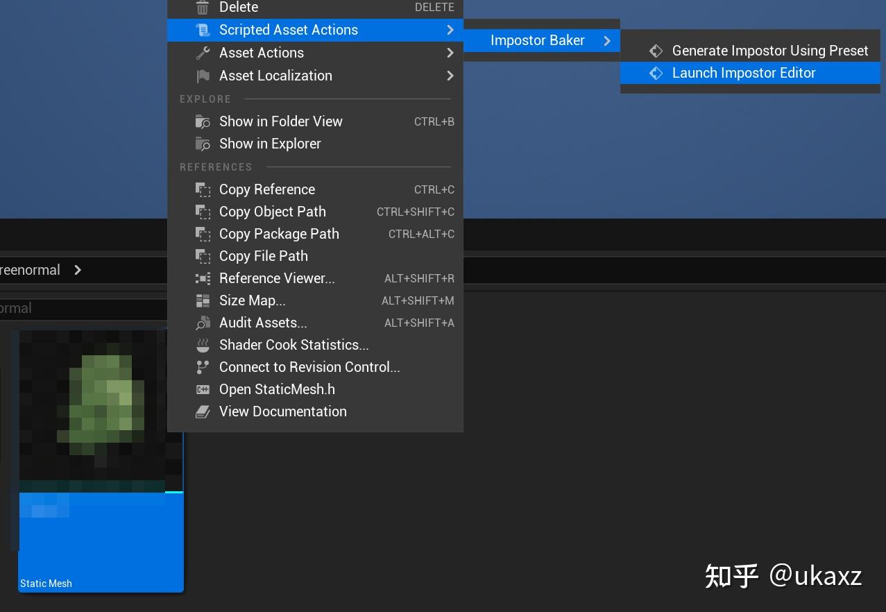 UE5.5 Impostor Baker 使用入口 - 知乎